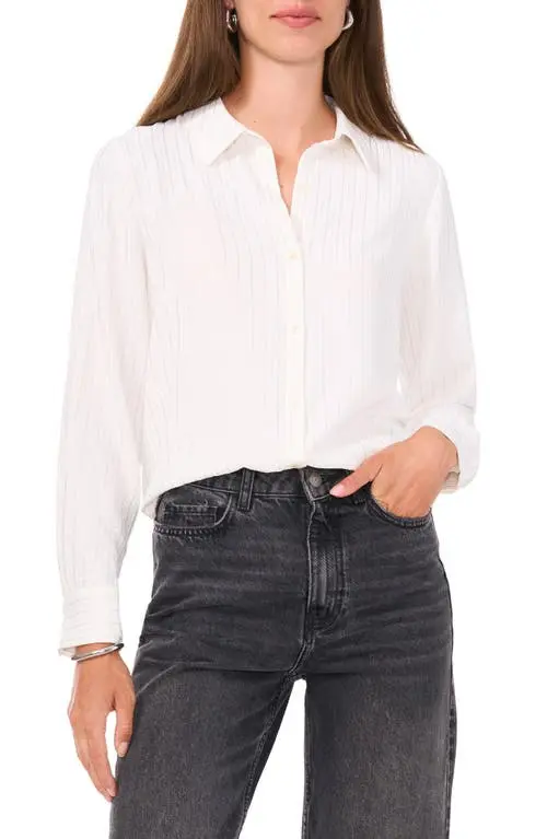 Vince Camuto Foil Stripe Button-up Shirt