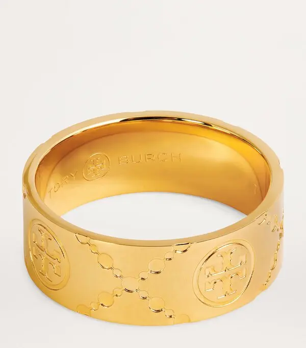 Tory Burch Double T Monogram Ring