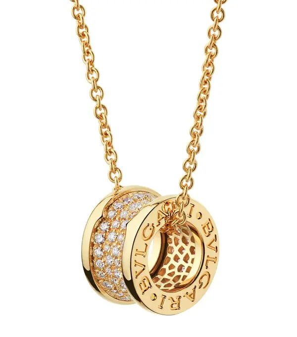BVLGARI B.zero1 Diamond Necklace - Gold