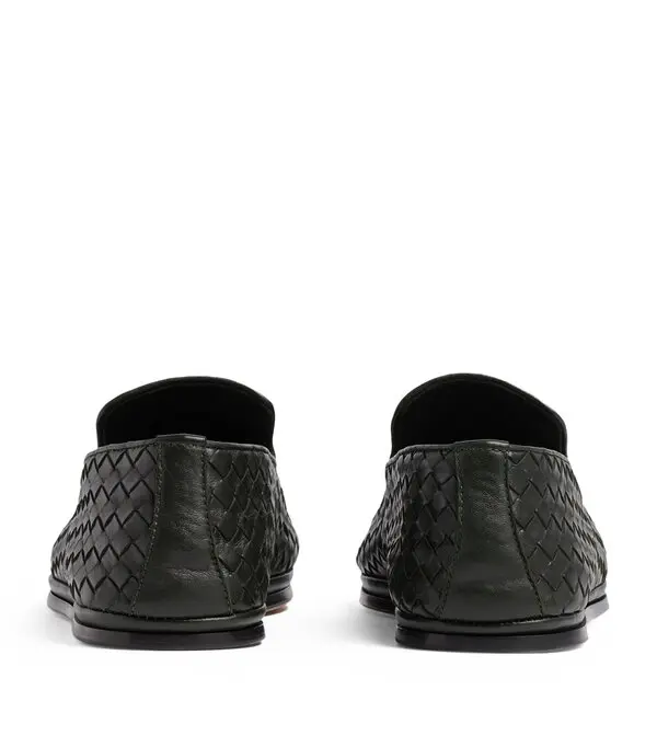 Bottega Veneta Woven Leather Loafers