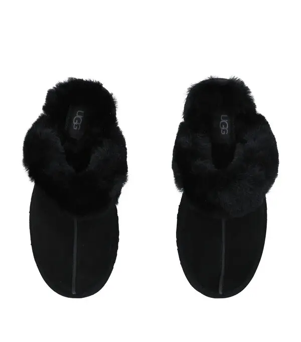 UGG Suede Disquette Flatform Slippers