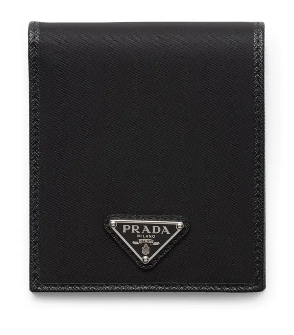 Prada Re-nylon Saffiano Wallet - Black