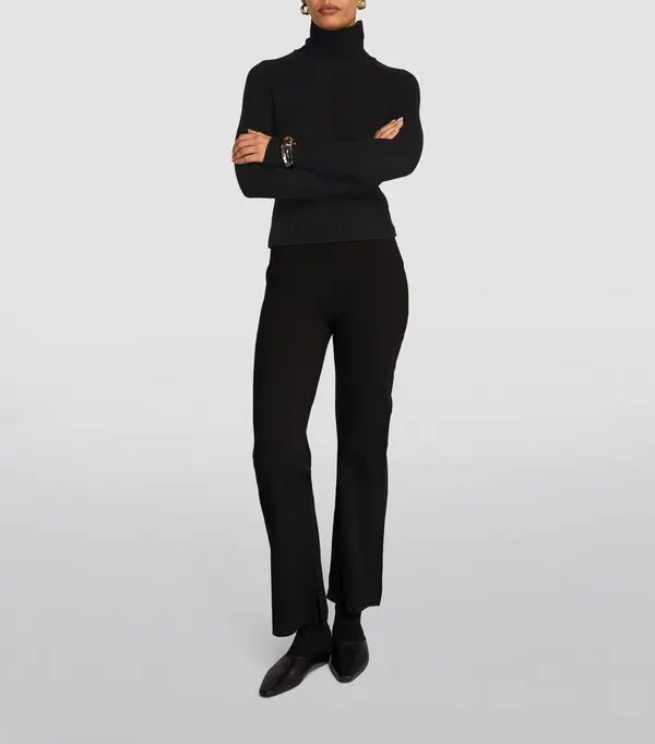 JOSEPH Open Cashmere High-neck Sweater