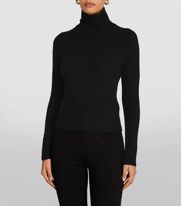 JOSEPH Open Cashmere High-neck Sweater