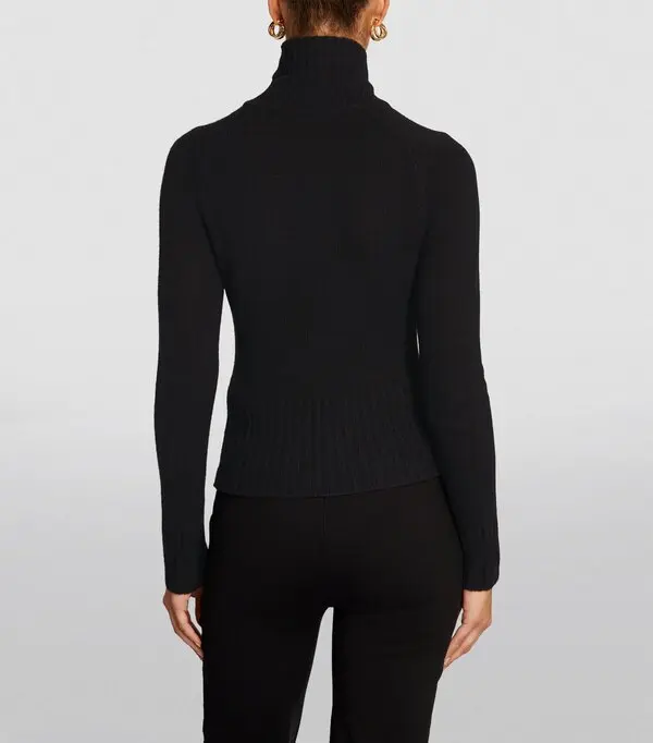 JOSEPH Open Cashmere High-neck Sweater