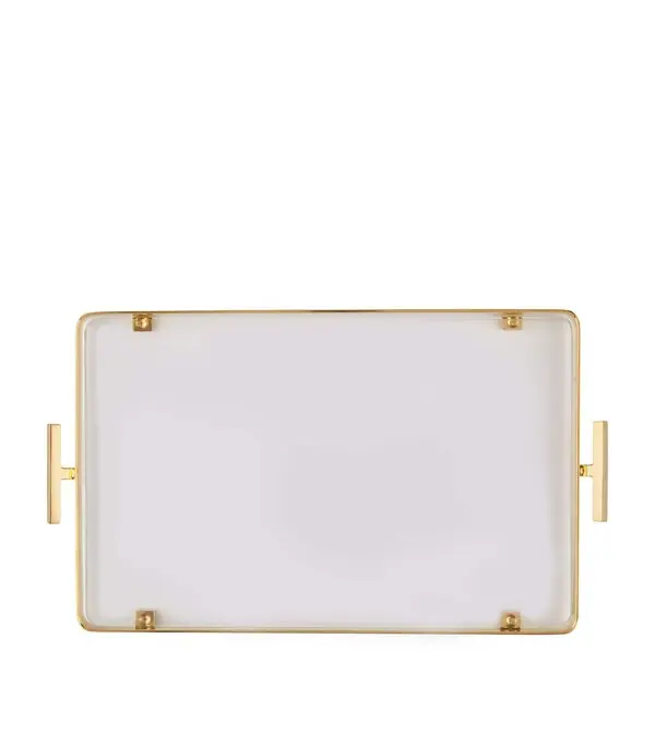 ZODIAC Glass Tray - Gold