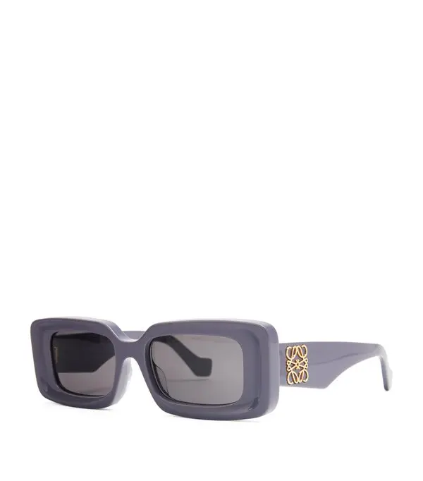 Loewe Rectangular Full Rim Sunglasses - Brown