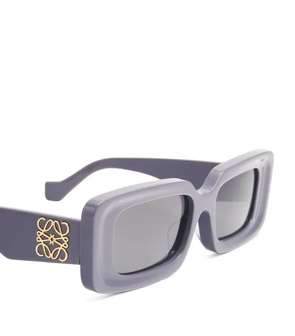 Loewe Rectangular Full Rim Sunglasses - Brown