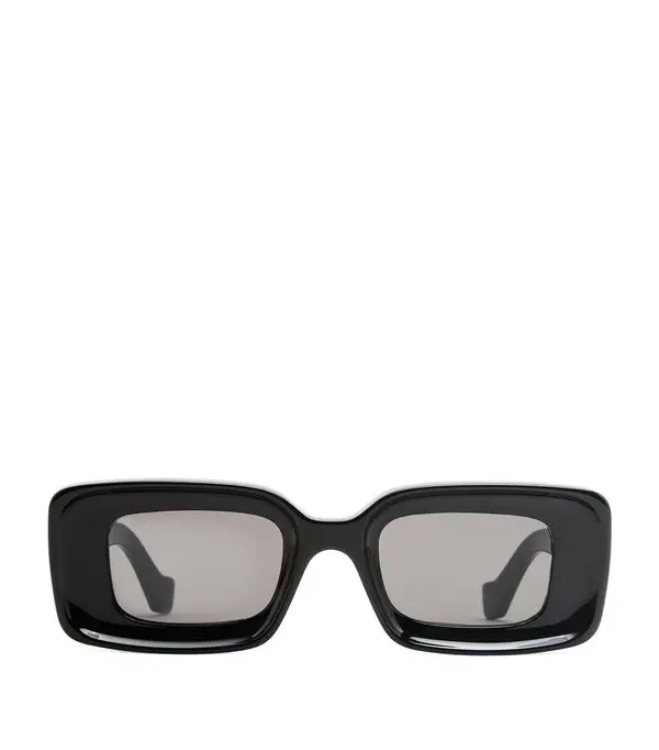 Loewe Rectangular Full Rim Sunglasses - Black