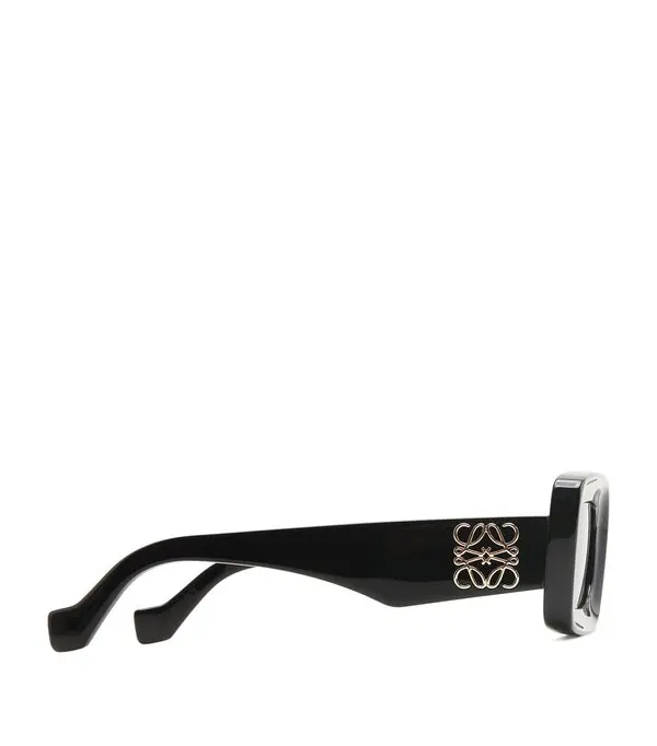 Loewe Rectangular Full Rim Sunglasses - Black