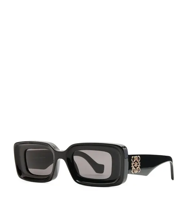 Loewe Rectangular Full Rim Sunglasses - Black