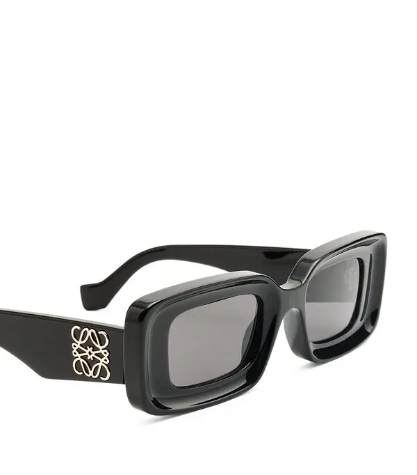 Loewe Rectangular Full Rim Sunglasses - Black