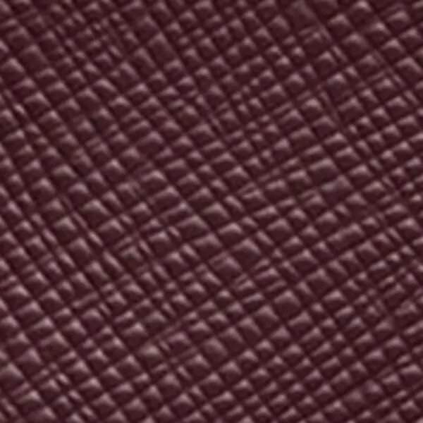 Prada Saffiano Leather Card Holder - Burgundy