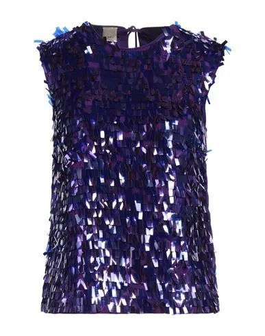 Pinko Sleeveless Crewneck Top With Sequins