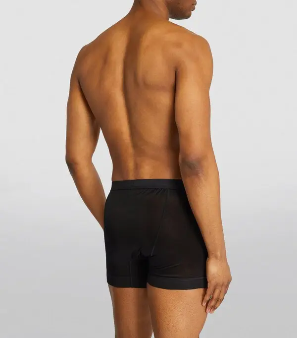 Zimmerli Cotton 252 Royal Classic Boxer Briefs - Black