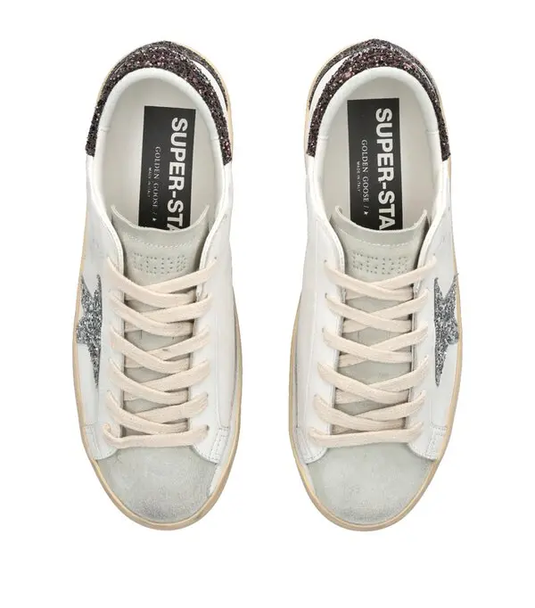 GOLDEN GOOSE Super-star Leather Sneakers - White