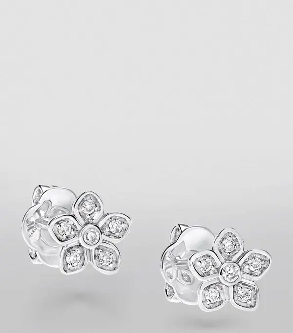 Graff Wild Flower Diamond Stud Earrings