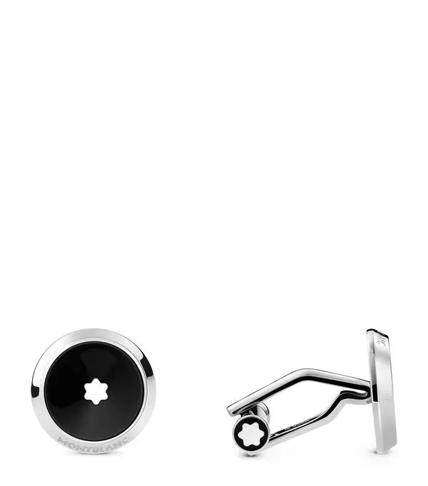 Montblanc Stainless Steel Star Cufflinks - Silver
