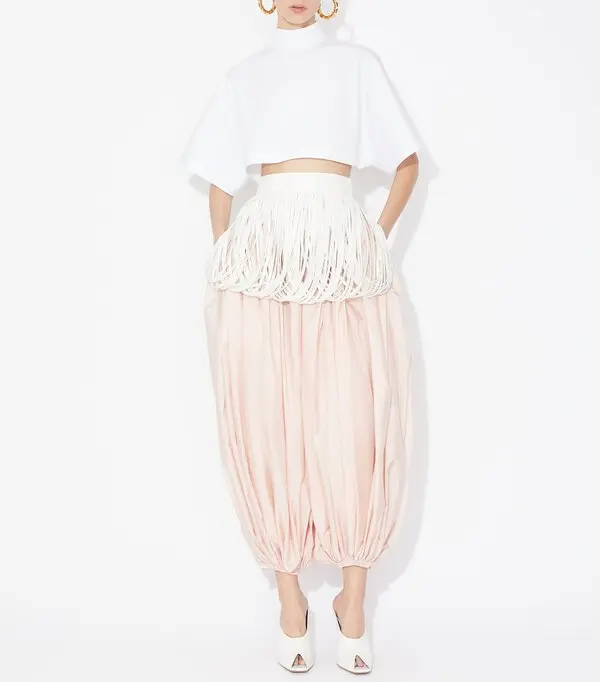 Alaïa High-neck Crop Top