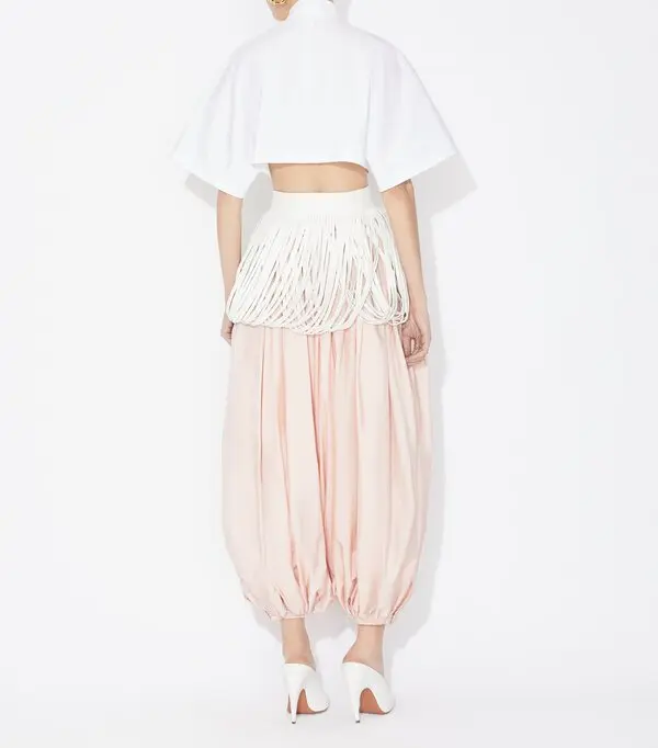 Alaïa High-neck Crop Top