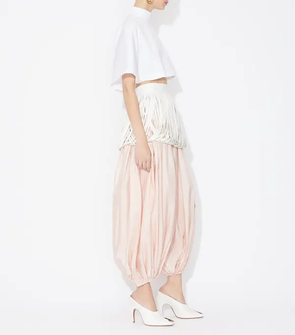 Alaïa High-neck Crop Top