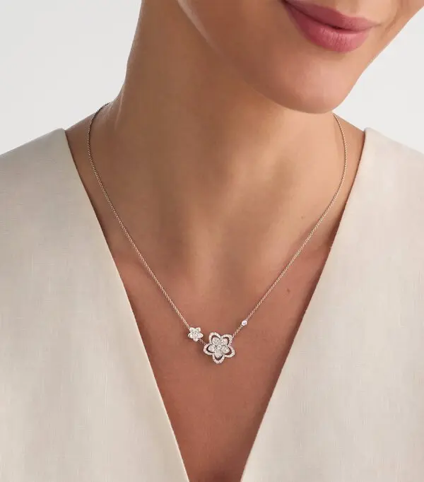 Graff Gold And Diamond Wild Flower Necklace