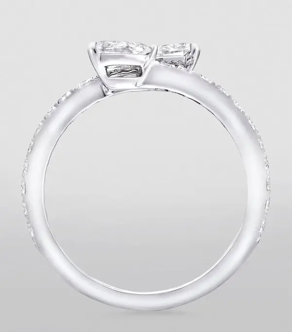 Graff Gold And Diamond Duet Ring