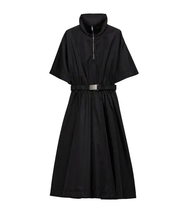 Prada Re-nylon Midi Dress - Black