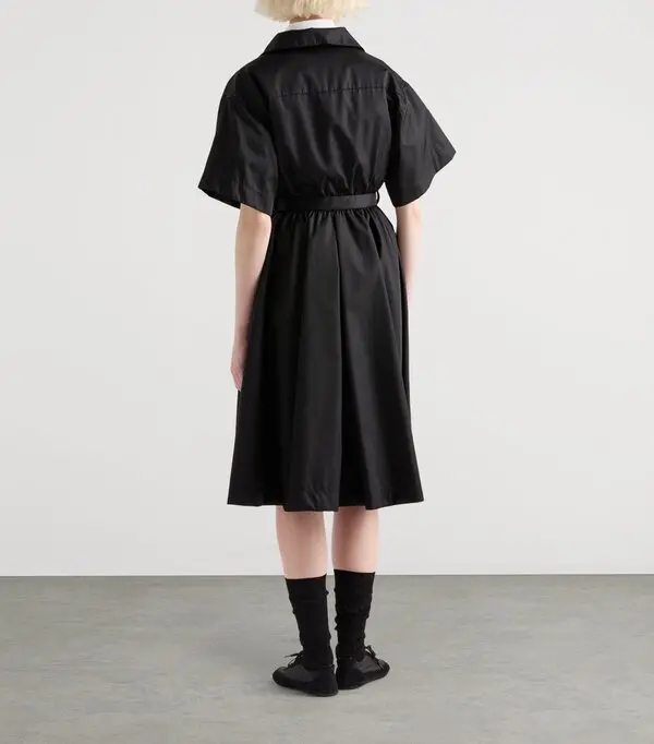 Prada Re-nylon Midi Dress - Black