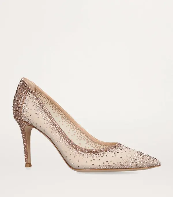 GIANVITO ROSSI Rania 85 Embellished Pumps