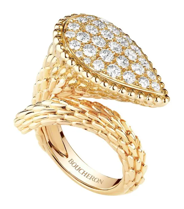 Boucheron Serpent Bohème Ring - Gold