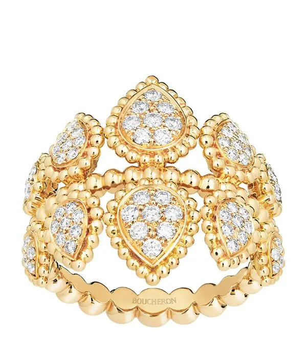 Boucheron Serpent Bohème Ring - Yellow
