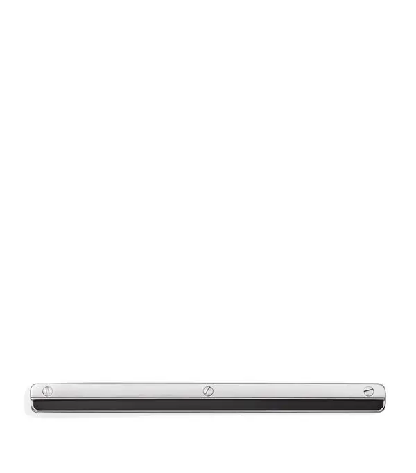 Cartier Stainless Steel Santos De Tie Clip - Silver