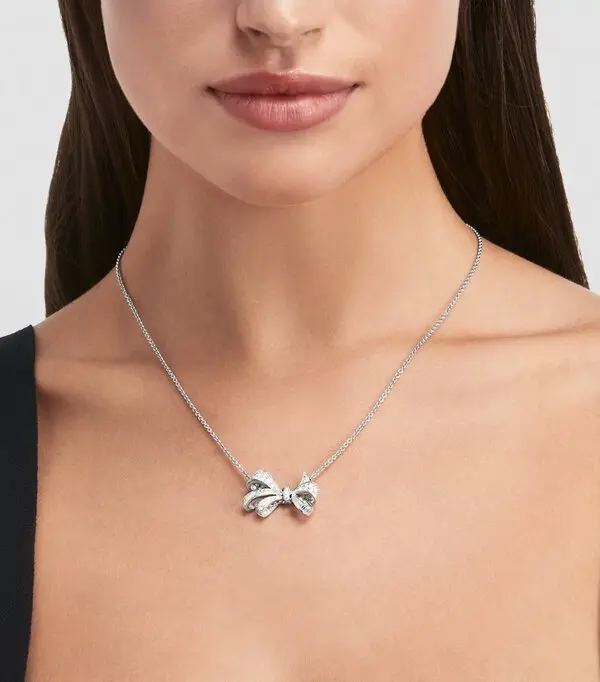 Graff Gold And Diamond Tilda's Bow Necklace