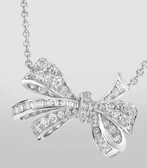 Graff Gold And Diamond Tilda's Bow Necklace