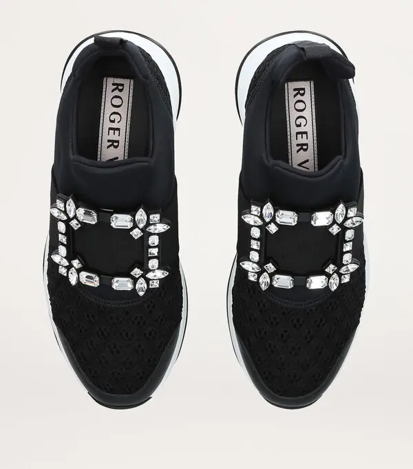 ROGER VIVIER Viv' Run Sneakers - Black