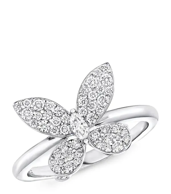 Graff Butterfly Diamond Ring - White