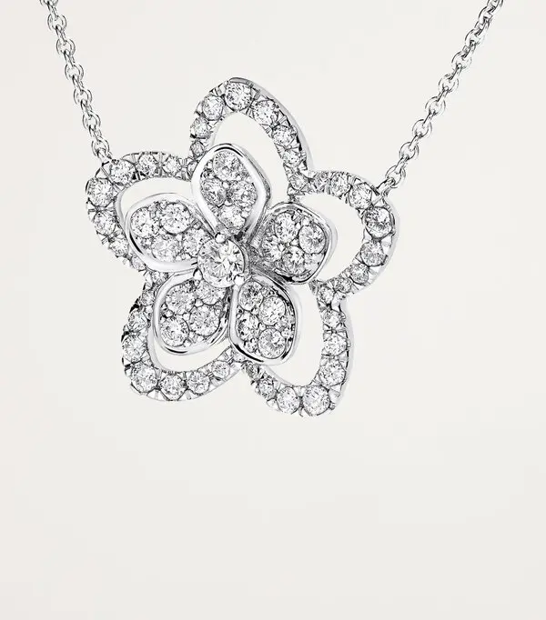 Graff Gold And Diamond Wild Flower Necklace