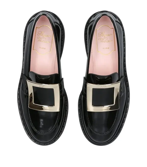 ROGER VIVIER Patent Leather Viv' Rangers Loafers