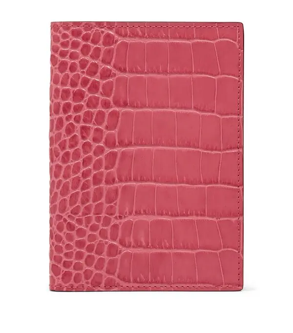 Smythson Leather Mara Passport Cover