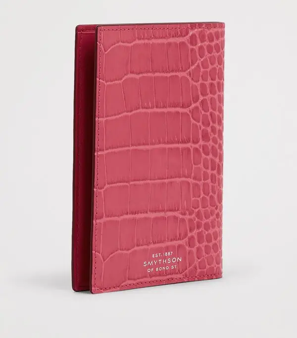 Smythson Leather Mara Passport Cover