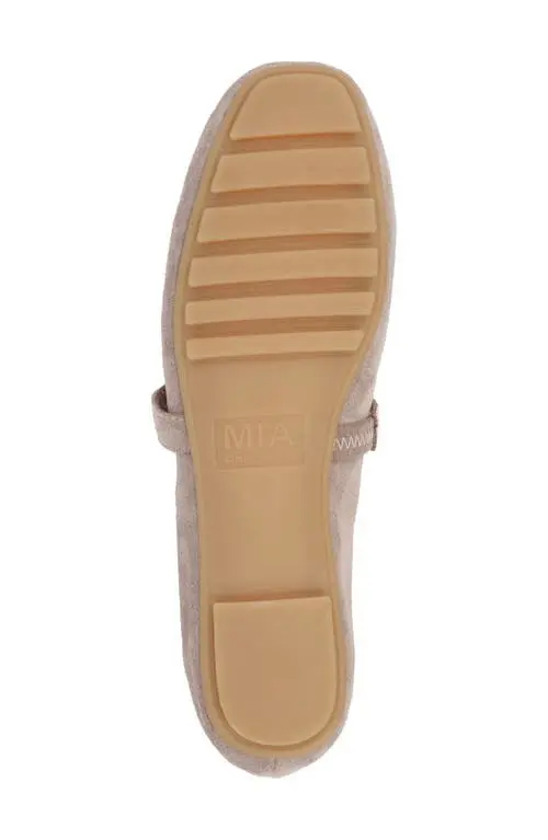 Mia Karolin Mary Jane Flat - Stone