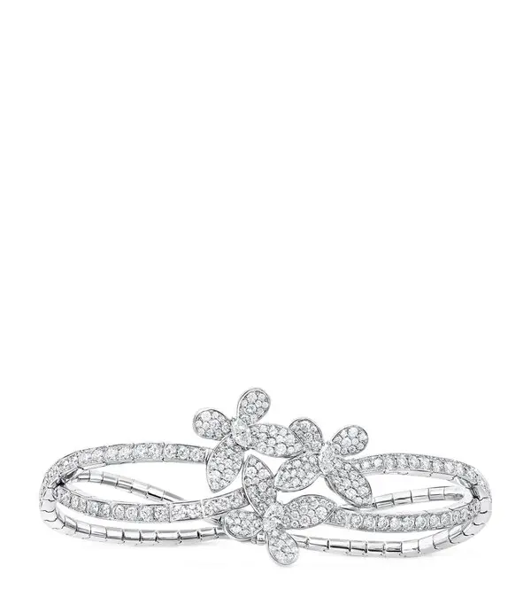 Graff Gold And Diamond Butterfly Bracelet - White