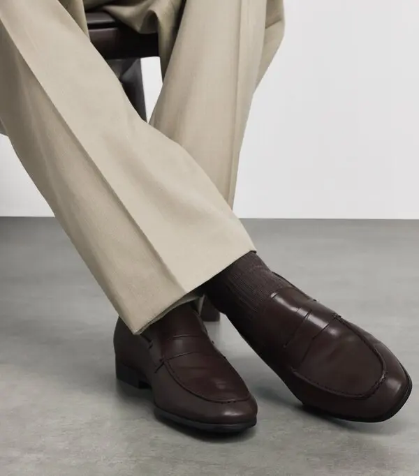 TOD'S Leather Gomma Leggero Loafers