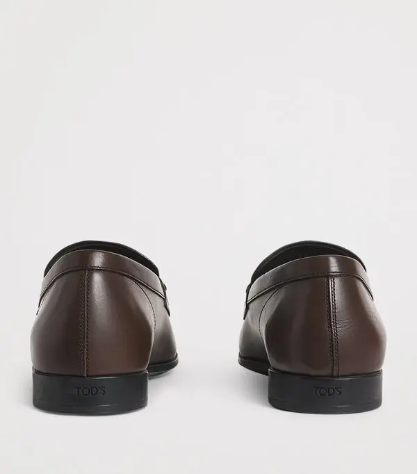 TOD'S Leather Gomma Leggero Loafers