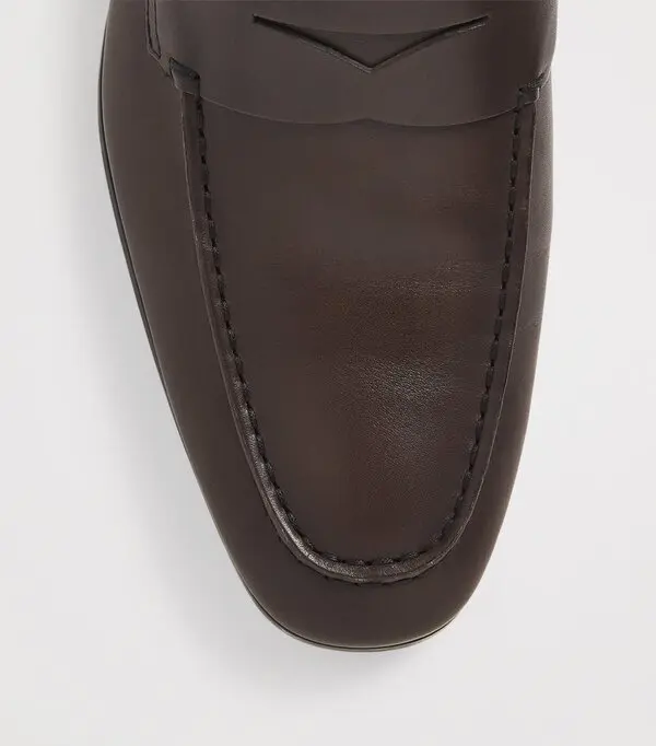 TOD'S Leather Gomma Leggero Loafers