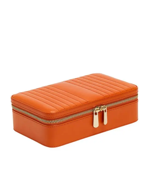 Wolf Medium Leather Maria Jewellery Case