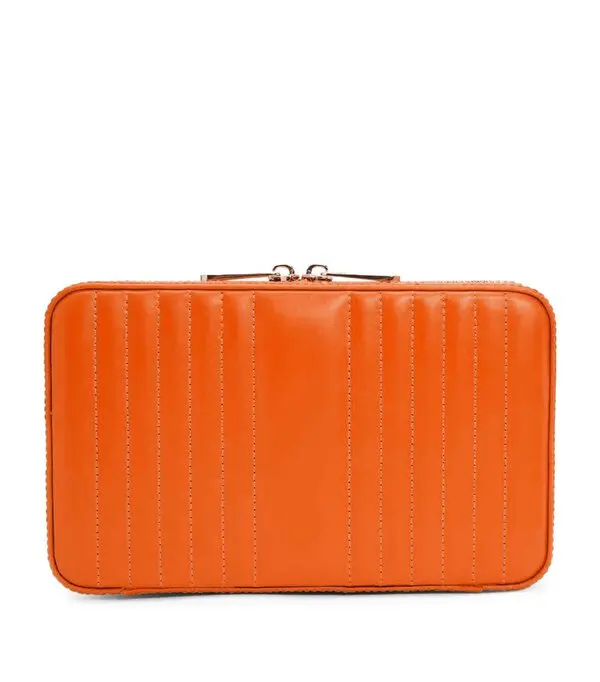 Wolf Medium Leather Maria Jewellery Case