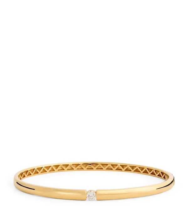 PERSEE Zeus Diamond Bangle - Gold