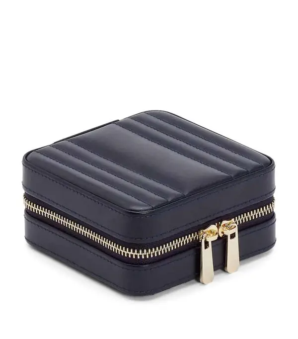 Wolf Small Leather Maria Jewellery Case